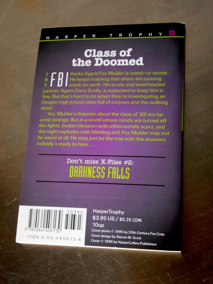 THE X-FILES IS BACK!!! PLUS: Circa. 1995 X-FILES Teen Novels! – The Eye ...